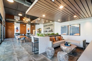 Área de estar no saguão