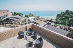 Terraço no piso superior