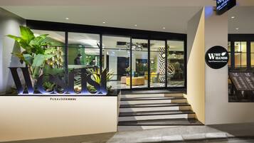 Entrada do alojamento