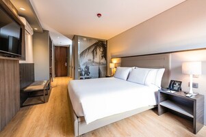 Quarto casal premium, 1 cama Queen | Roupas de cama de algodão egípcio, roupas de cama premium