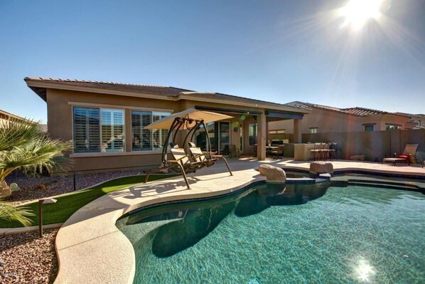 Gated Golf Course community with beautiful backyard oasis! - Goodyear ...