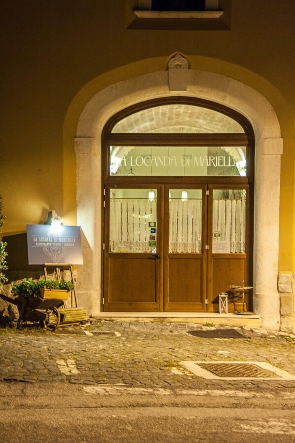 Entrada do alojamento