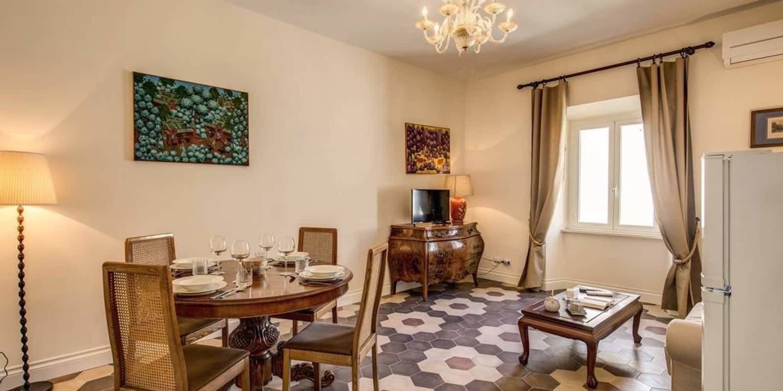 Apartamento, 1 quarto | Refeições no quarto
