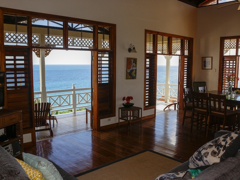 Malindi Villa Is Located On A Cool Quiet Hill At Bacolet Point - Tobago