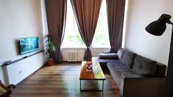 Loft Cidade, 2 quartos | Ferro/tábua de engomar, Wi-fi grátis, roupa de cama fornecida