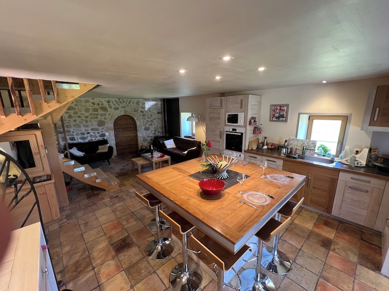 Demeure De Charme En Pierre Climatisee Avec Piscine Chauffee - Vallon-Pont-d'Arc