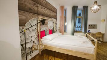 Estúdio, 1 cama queen-size, cozinha | 1 quarto, com decoração personalizada, com mobília individualizada