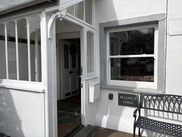 Casa de campo | Detalhe da fachada