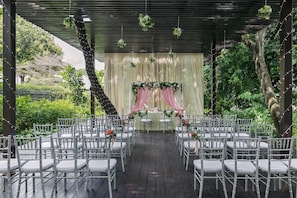Espaço exterior para casamentos