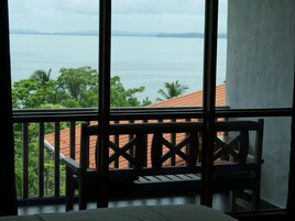 Quarto casal luxo, 1 cama King, para não fumantes (Orquidea) | Sacada