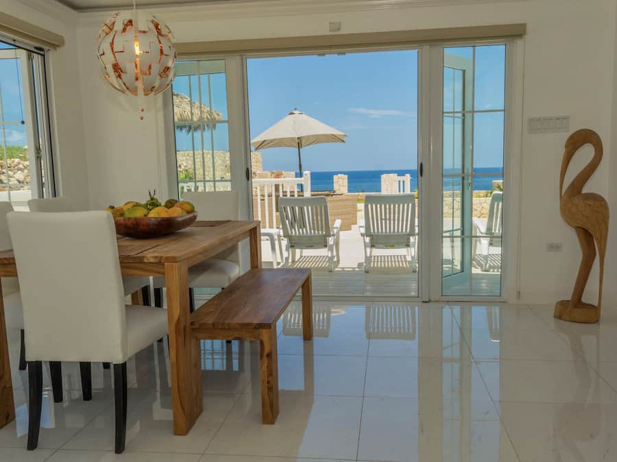 Casa de Férias Família, 2 quartos, cozinha, vista para o oceano | Refeições no quarto