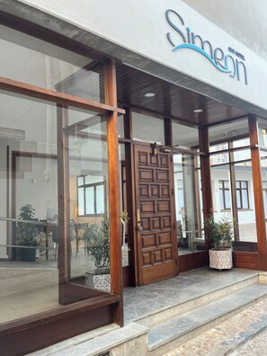 Entrada do alojamento