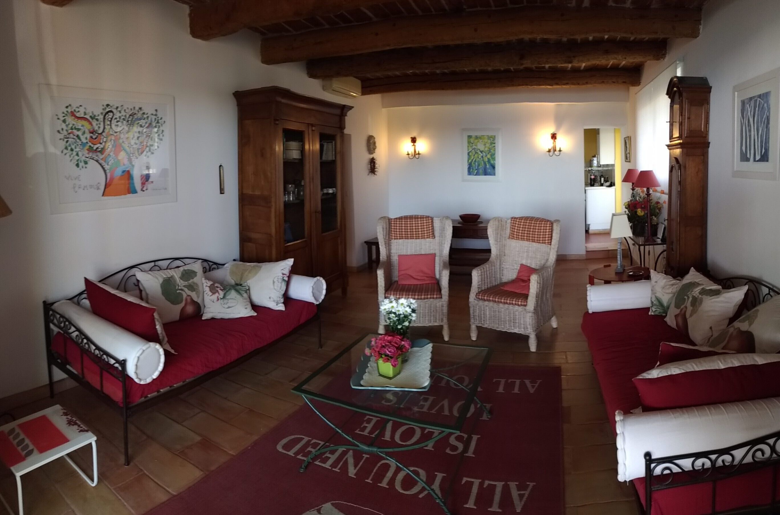 Large Apartment , 1st Floor, Small Garden, Beach At 150 M. Splendid View - La Cadière-d'Azur