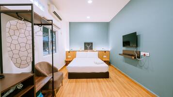 Quarto casal conforto | Frigobar, cofres nos quartos, cortinas blackout