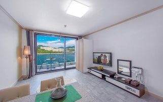 Quarto (Korean Traditional_Ondol) | Vista do quarto