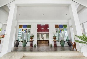 Entrada do alojamento