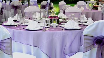 Área externa para casamento