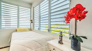 Apartamento Panorâmico, 1 cama queen-size, não fumadores, vista para o oceano | Camas extra
