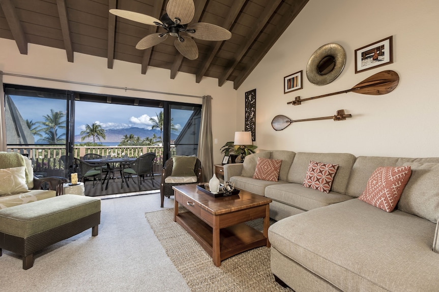 Maui Kamaole # H-211 2bd / 2ba, Vista Al Mar, Aire Acondicionado, Wifi, Excelentes Tarifas! Duerme 6 - Maui