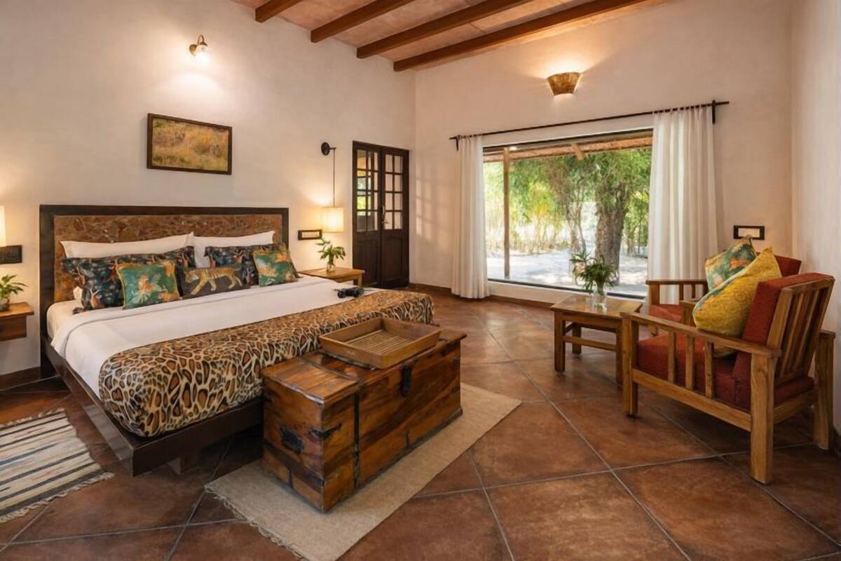 Casa de Campo Deluxe | Roupa de alta qualidade, roupa de cama fornecida