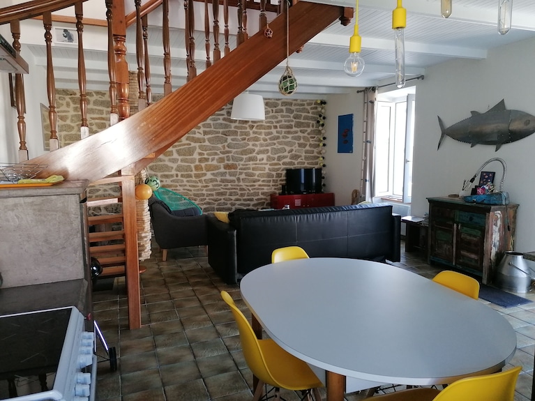 Fisherman's Huis Op Een Paar Meter Van Het Strand - Guilvinec