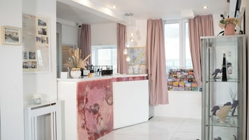 Sala de estar do lobby