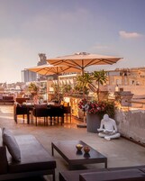 Terraço no piso superior