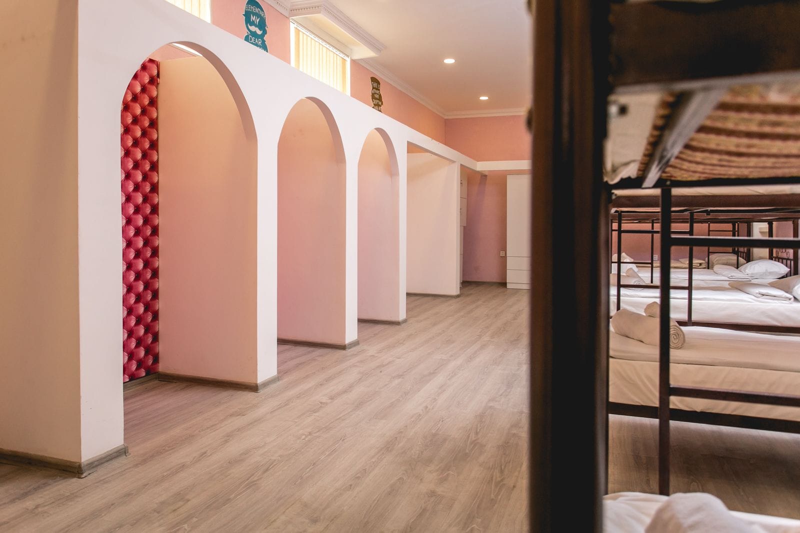 Dormitório Partilhado, apenas para mulheres (10 guests) | Secretária, cortinas/cortinados opacos, quartos insonorizados 