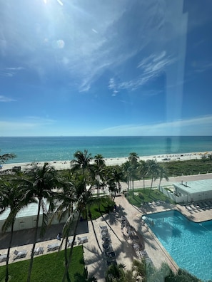 Estúdio luxo, várias camas, para não fumantes, vista para o oceano | Vista do quarto