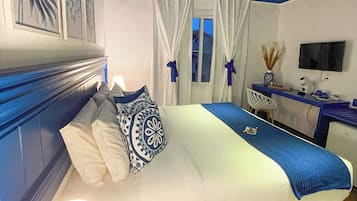 Quarto casal superior | Frigobar, cofres nos quartos, cortinas blackout, quartos à prova de som