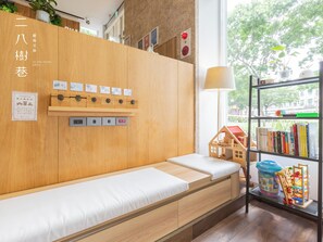 Área de estar no saguão