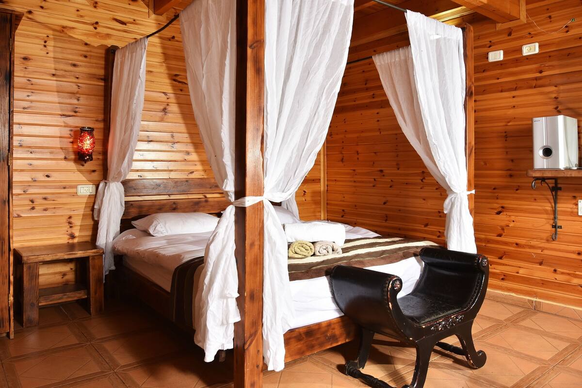 Cabana de Madeira Superior, várias camas, não fumadores | Berços/camas para crianças grátis, Wi-fi grátis