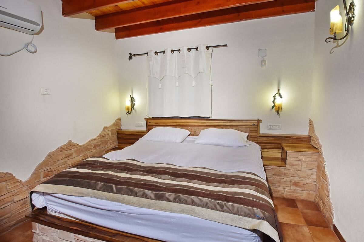 Cabana de Madeira Júnior, várias camas, não fumadores | Berços/camas para crianças grátis, Wi-fi grátis