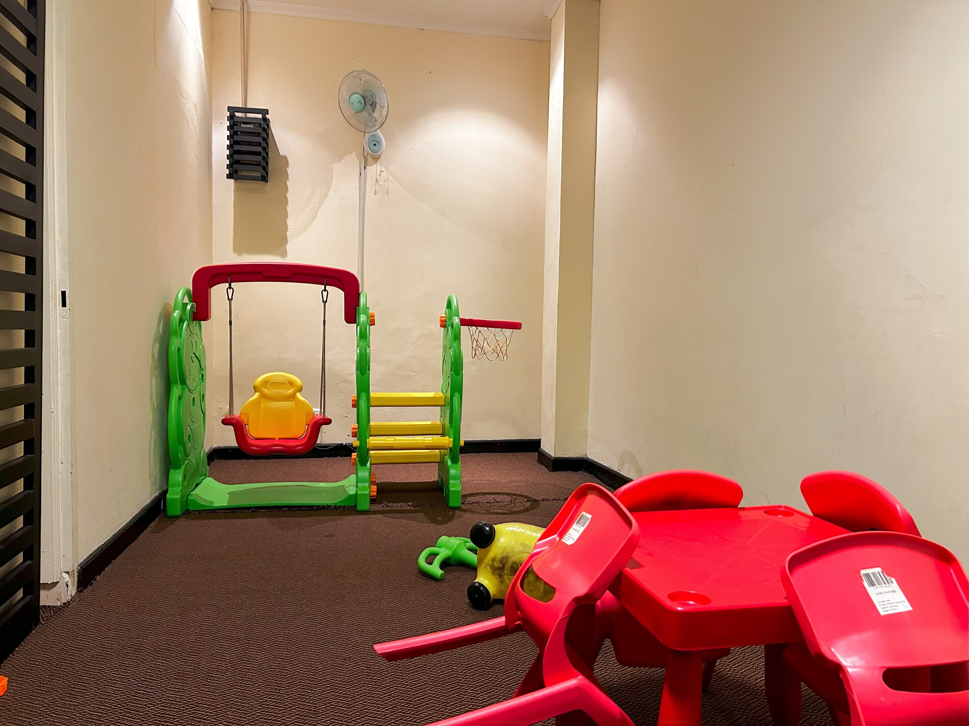 Área de recreio para crianças (coberta)
