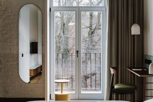 Quarto Duplo ou Twin Empresarial | Roupa hipoalergénica, secretária, cortinas/cortinados opacos 