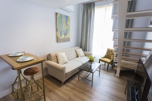 Duplex, 1 quarto | Vista do quarto