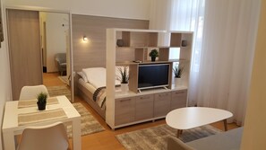 Studio Apartment | Vista do quarto