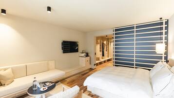 Quarto conforto | 1 quarto, roupas de cama antialérgicas, frigobar, cofres nos quartos