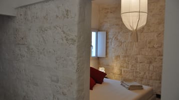 Suíte superluxo (Gassa d'Amante) | 1 quarto, lençóis italianos Frette, roupas de cama premium