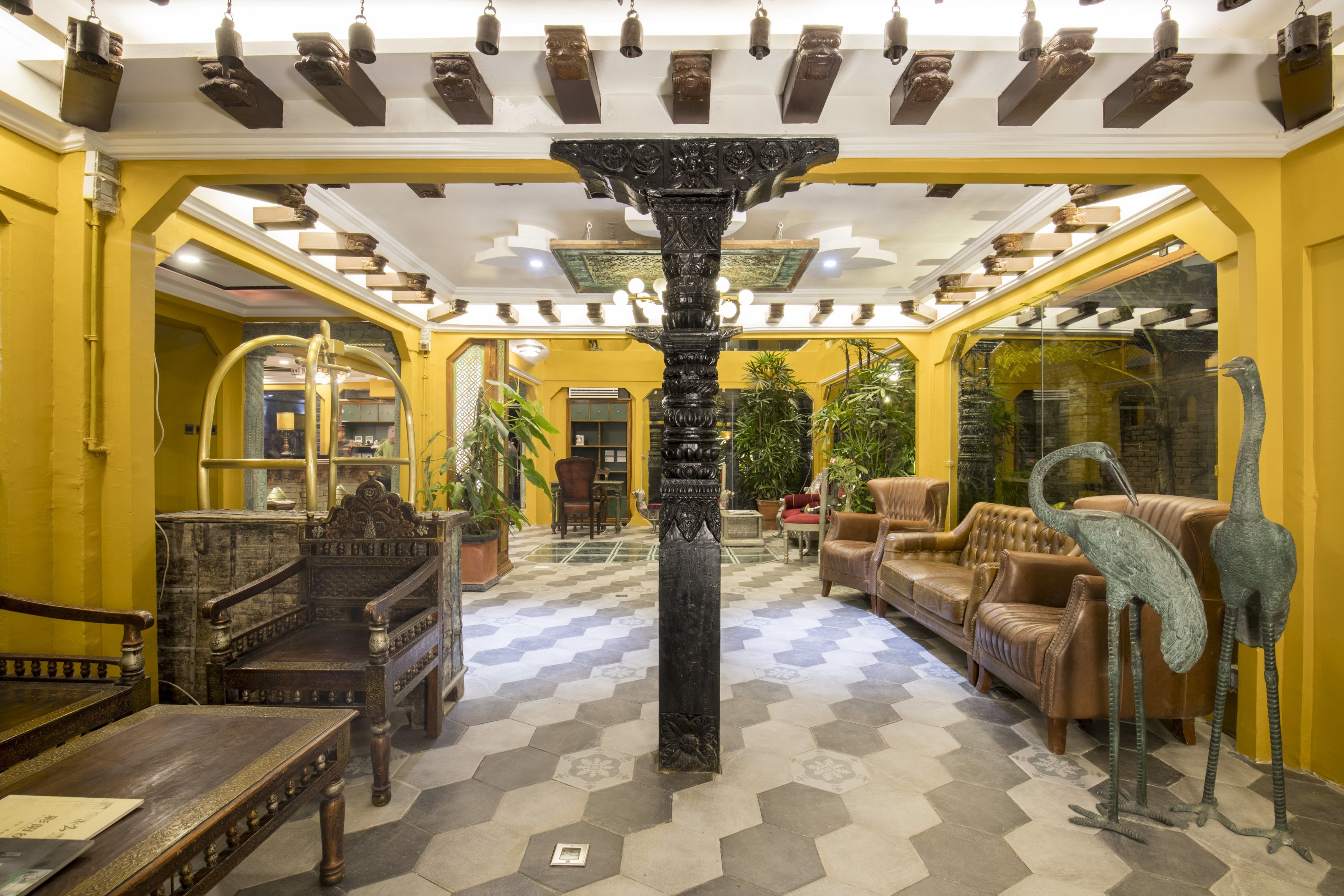 Sala de estar do lobby