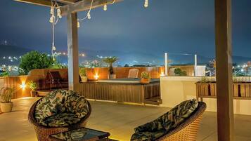 Terraço no piso superior