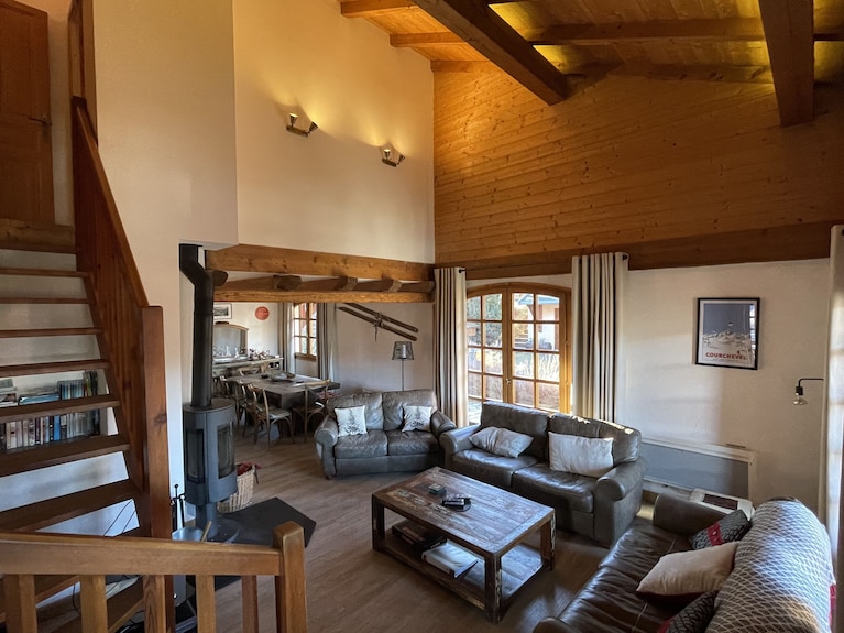 Encantador Chalet Alpino Cerca De La Parada De Bus, Vistas Maravillosas - Courchevel 1850