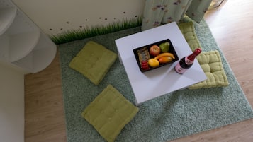 Quarto Quádruplo Comfort, 2 camas de casal, não fumadores | Vista do quarto