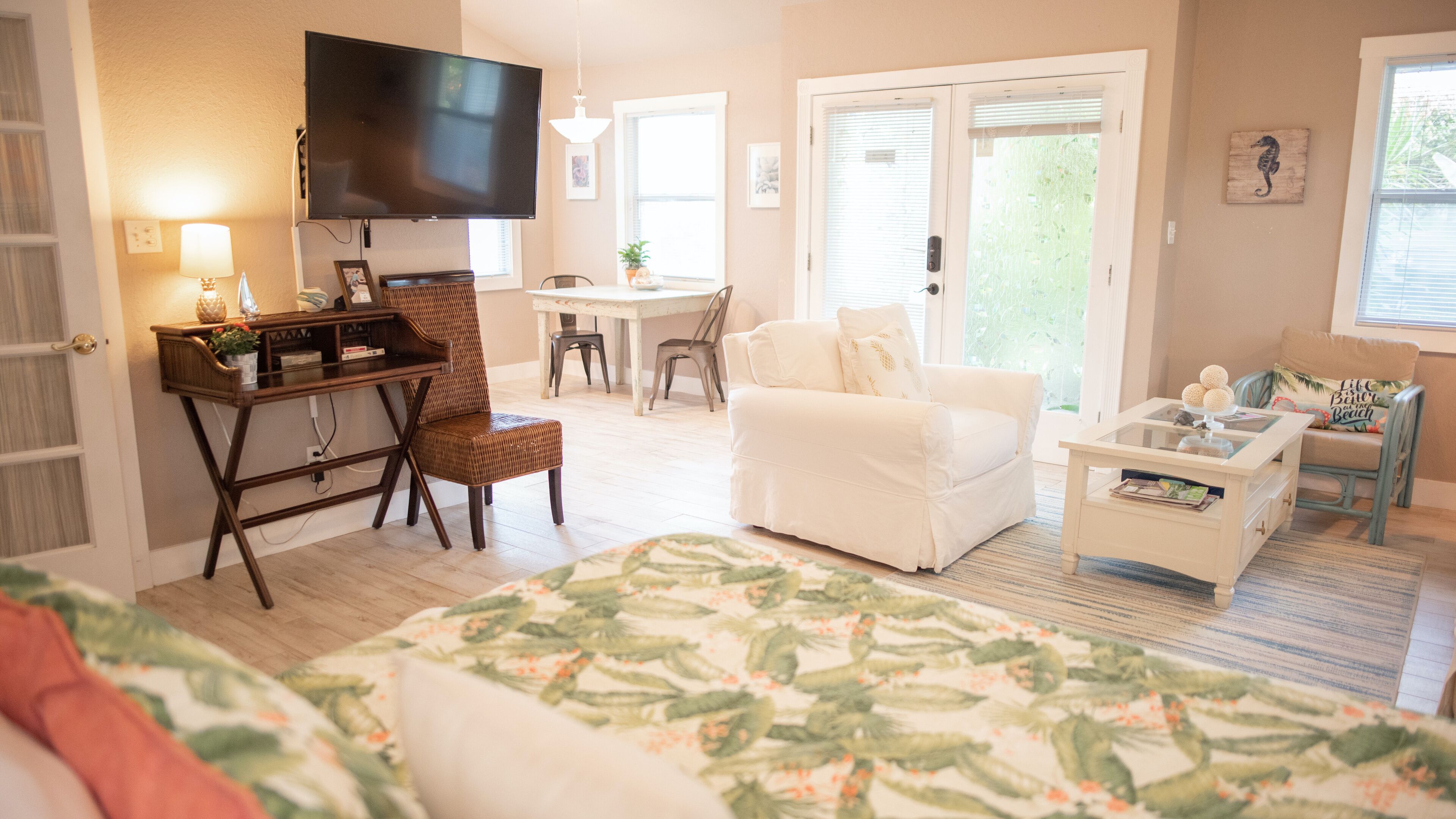 Casa de campo família, 1 cama King, acessível, cozinha americana | Roupas de cama de algodão egípcio, roupas de cama premium