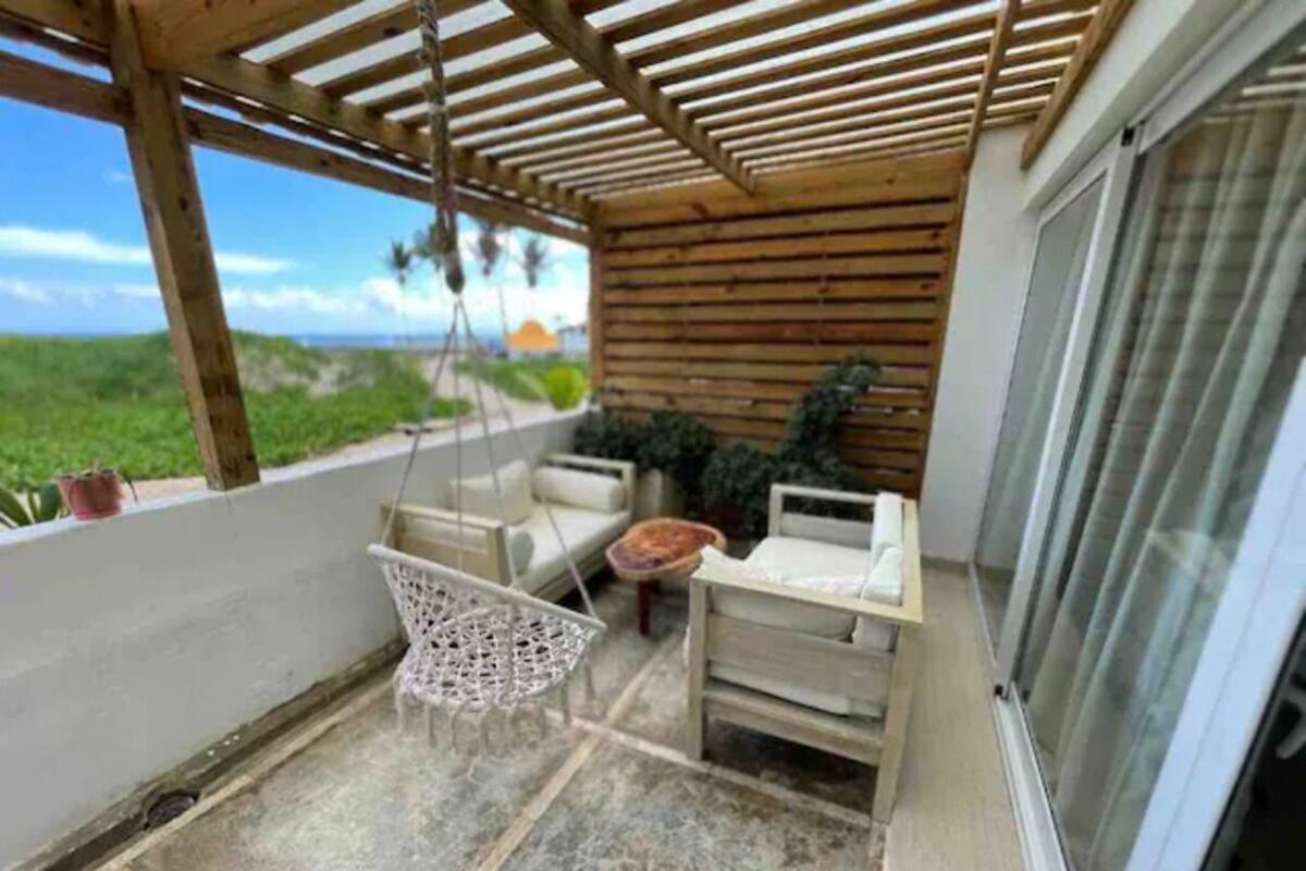 Apartamento Familiar, 2 quartos, vista para o oceano | Terraço/pátio interior