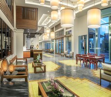 Sala de estar do lobby