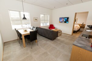 Apartamento superluxo | Área de estar | Smart TV
