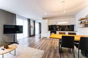 Loft | Sala de estar | Piso aquecido 