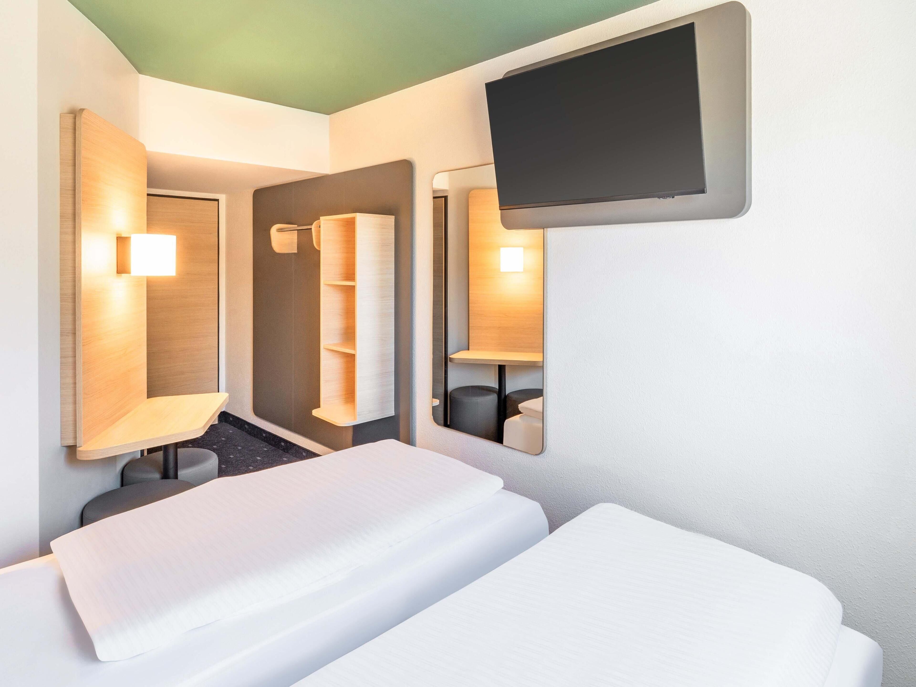 Quarto Twin | Secretária, cortinas/cortinados opacos, quartos insonorizados 