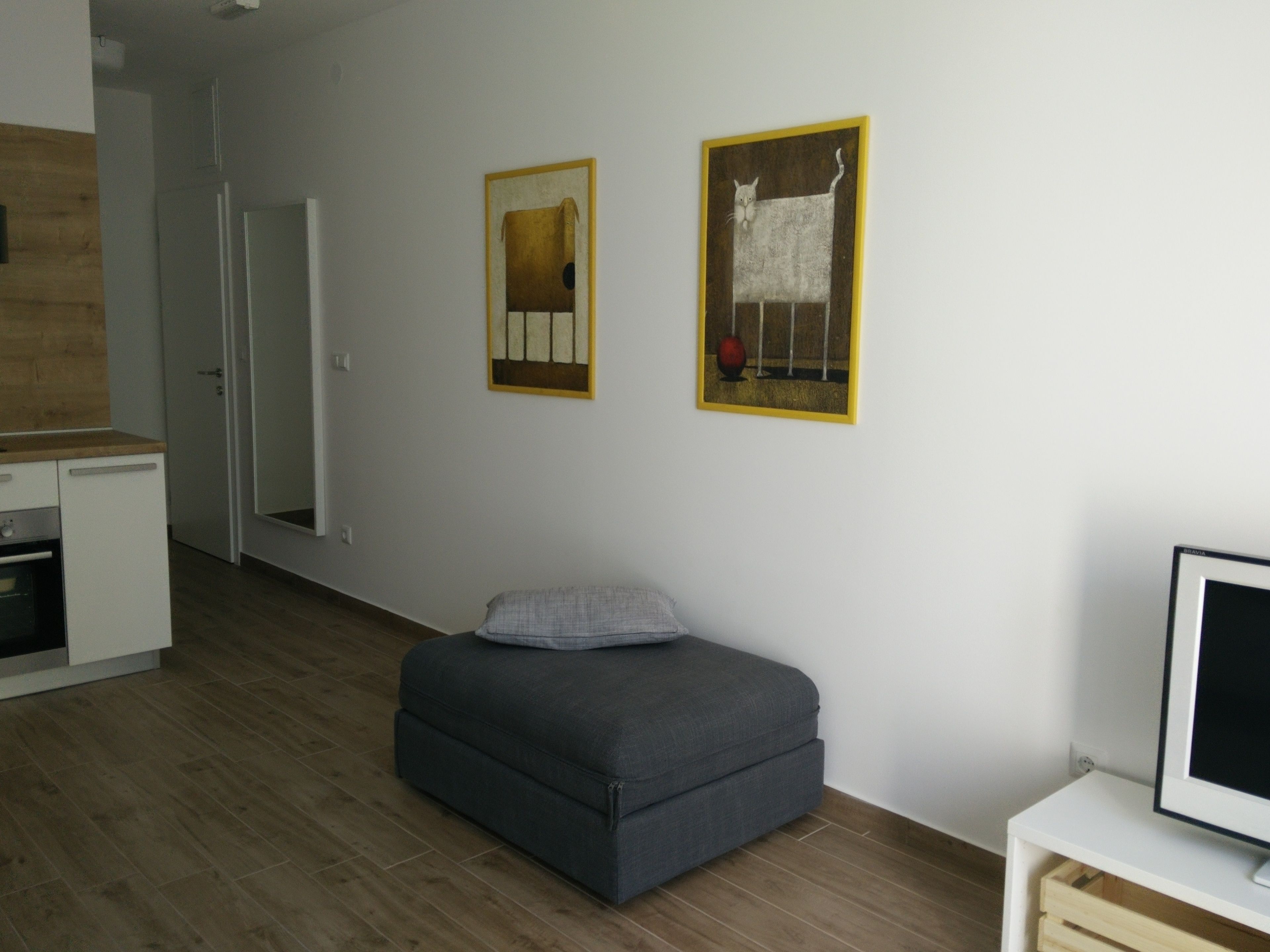 Estúdio, vista para o mar | Sala de estar | TV de ecrã plano 